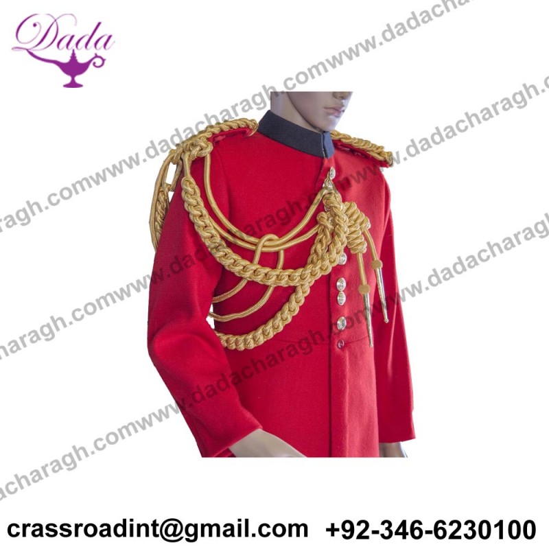 LIFE GUARDS - OFFICERS GOLD CORD AIGUILLETTE RIGHT SHOULDER GOLD CORD