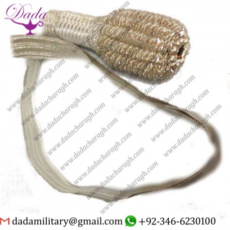 US Navy Officers REGULATION SILVER SWORD SABRE KNOT cavalry sword knot