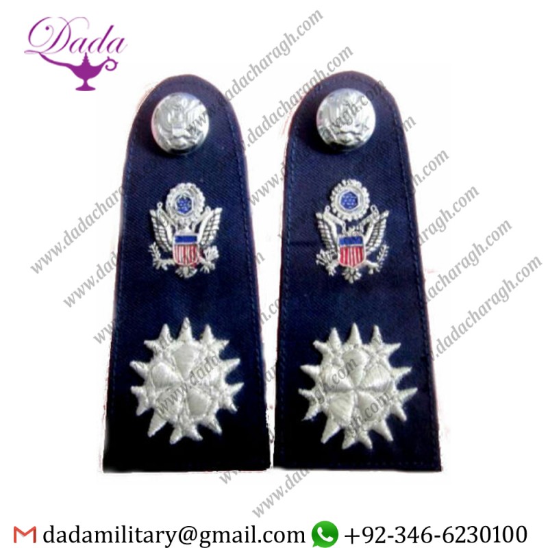 Custom Made Us Air Force Six Star Chief Commodore Non Issued Shoulder
