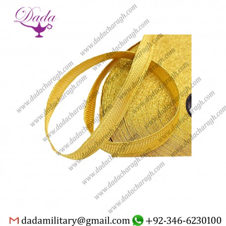 Gold Halen Bullion Braid Trim Lace Gallon Pakistan Military Braid