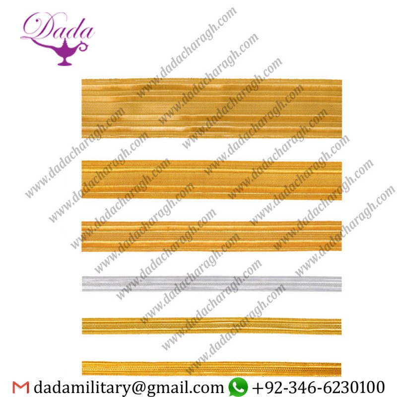 Gold and silver military braids Gold Cords, Gold Braids, Gold Military