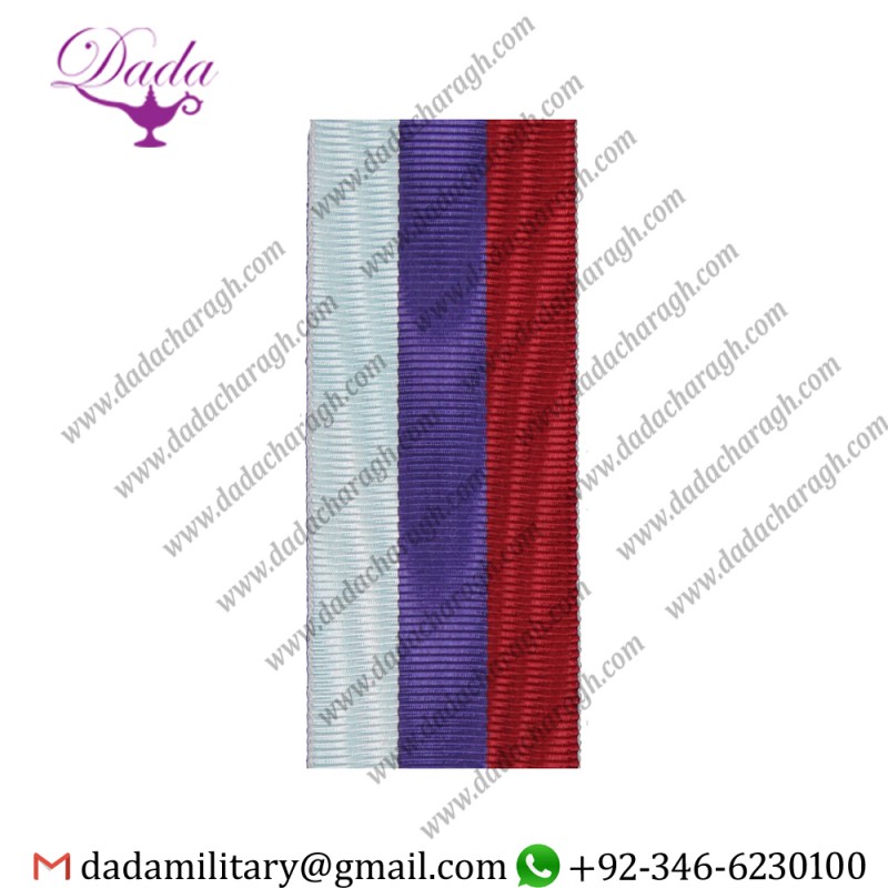 Masonic ribbon 32mm Masonic Ribbon - Light Blue, Royal Blue and Maroon