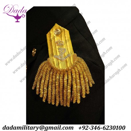 British, 1812 Royal Navy Captain Fringe Epaulette Shoulder Pad Bullion