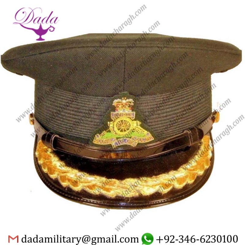 Male Senior Officer Canada Canadian Armed Land Artillery Dress Hat Cap