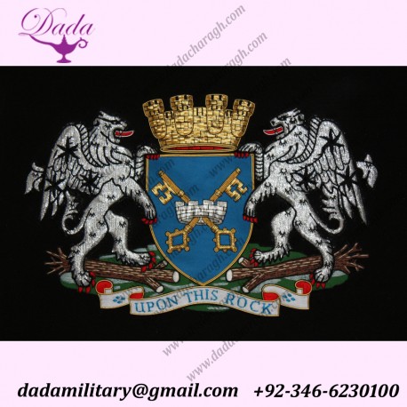 Custom embroidered crest Embroidery Badge UK, Embroidery Badge, Badges