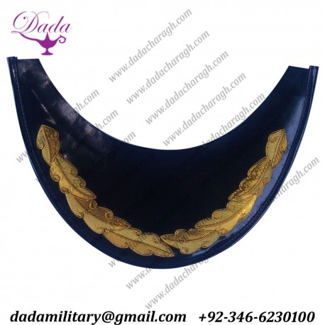 Wholesaler Gold Bullion Wire Hand Embroidery Peak Row Gold RAF Officer