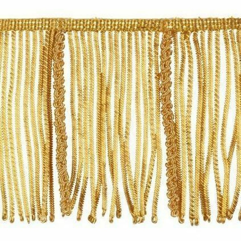 10 Cm (3,9 Inch) Bullion Fringe Trim Gold Metallic Thread Viscose gold