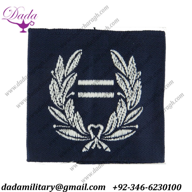 Leading Observer Rank Badge - Royal Observer Corps Slip-On Woven Royal