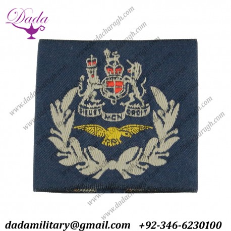 Master Aircrew Royal Air Force - Eagle Slip-On Rank Badge Queens Crown