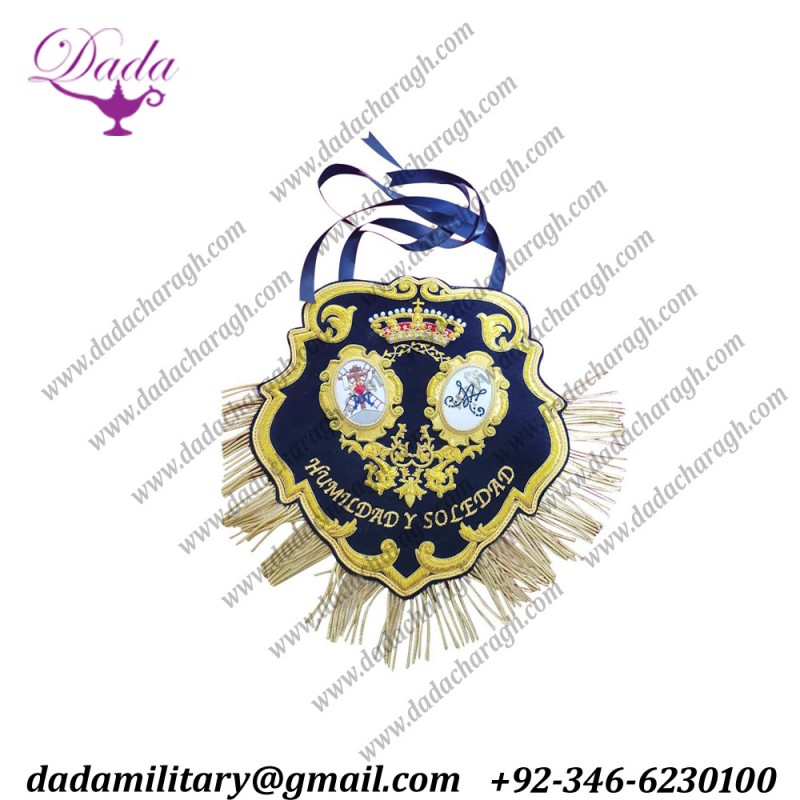 Custom Made Hand Embroidered Pennant Hand Embroidered Or Silk Pennants