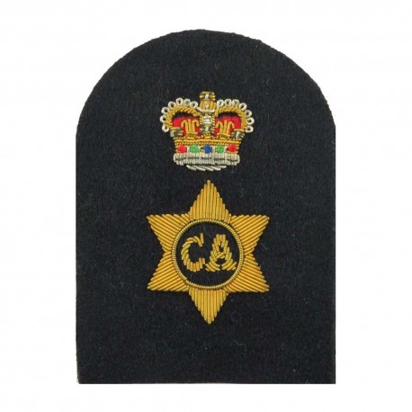 Applique Embroidery Badge hand embroidery badges Caterer Crown Trade