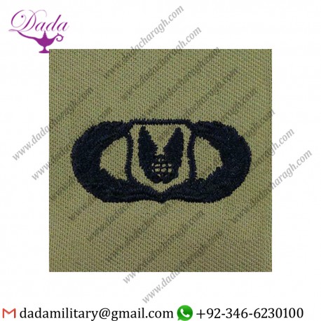Genuine U.S. Air Force Embroidered Badge Operations Support - Abu Pair