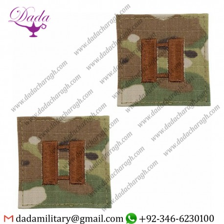 Genuine U.S. Air Force Embroidered OCP With Hook Officer Rank Insignia