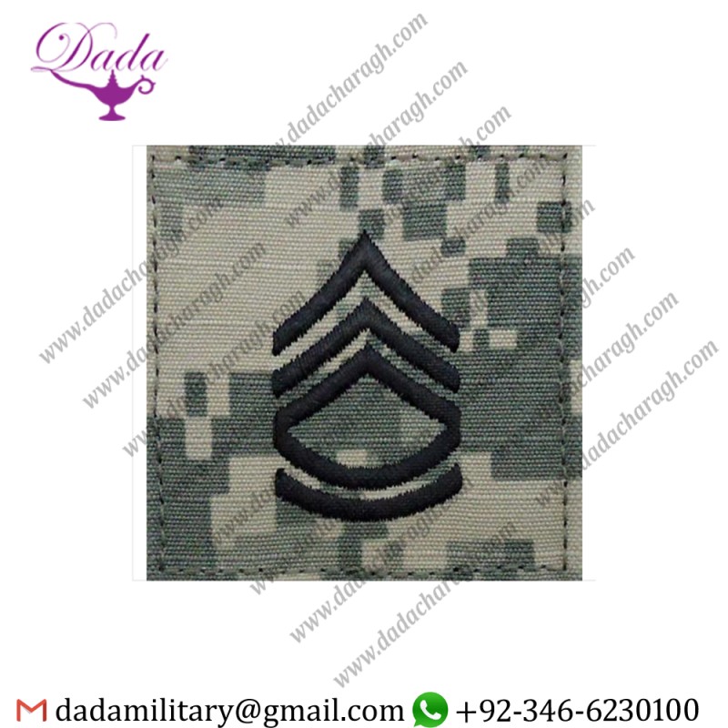 Genuine U.S. Army Embroidered ACU Insignia Sergeant First Class Badges