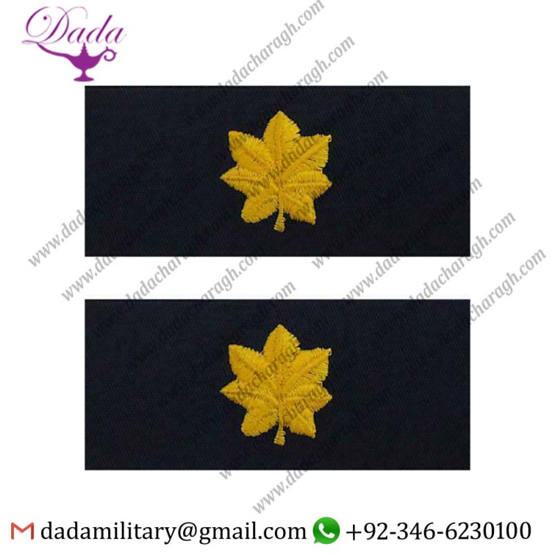 GENUINE U.S. EMBROIDERED COLLAR DEVICE LIEUTENANT COMMANDER - COVERALL