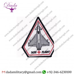 Machine embroider badge TYPHOON EUROFIGHTER Royal Air Force 1435 FLIGH