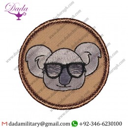 Koala Patrol Patch - 2 Diameter Round Embroidered Patches Traditional
