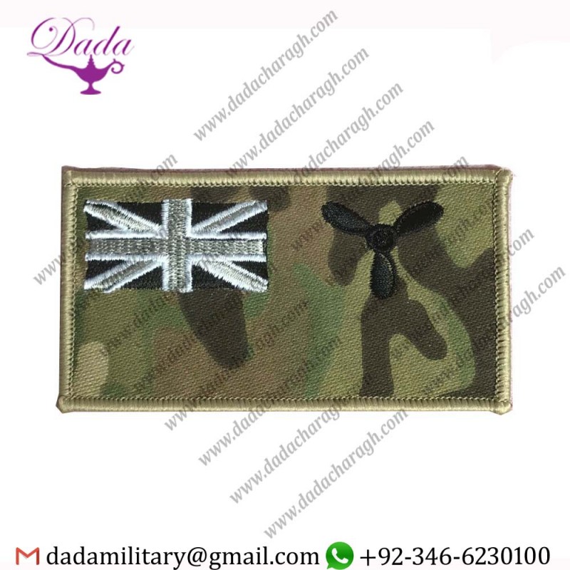 MTP RAF SUBDUED ZAP NUMBER BADGE & BLOOD & RANK, LAC SAC LCPL CPL SGT