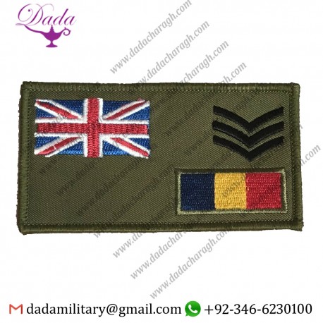 REME ARMY ZAP NUMBER BLOOD GROUP RANK BADGE LCPL CPL SGT STAFF WO1 WO2