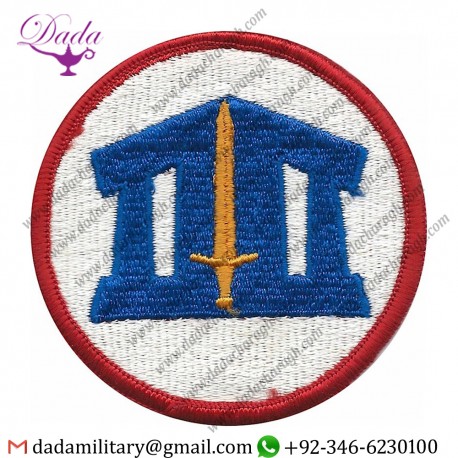 RESERVE OFFICER TRAINING CORPS 2ND PATTERN COLOUR EMBROIDERED US ARMY