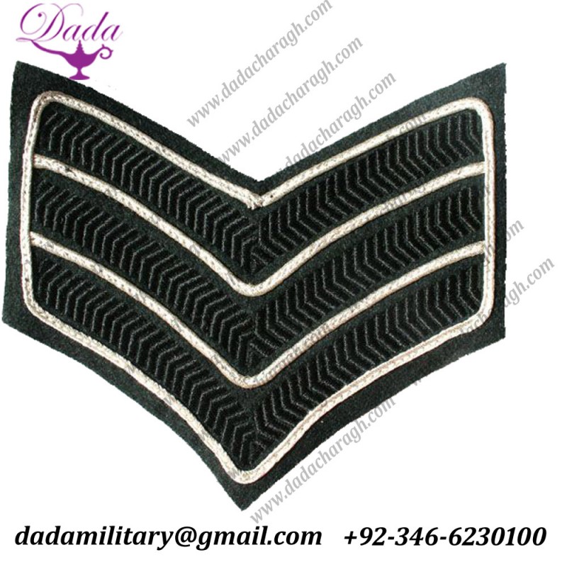 British Army ranks Sergeant RGJ Rank Chevron, Stripes Ranks Patch army