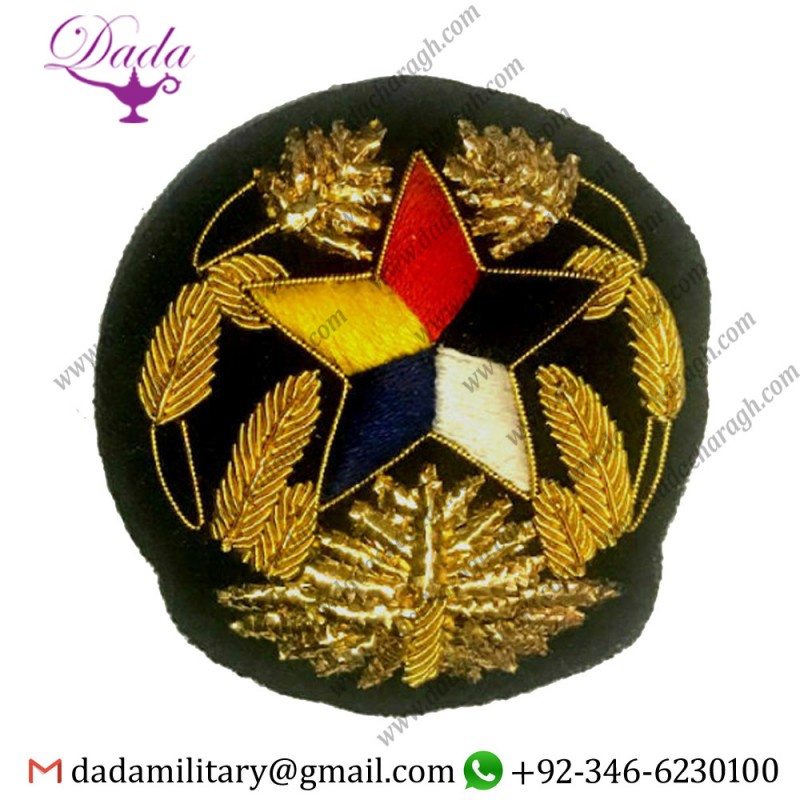 WW2 CHINA NORTHERN ARMY DRESS HAT EMBLEM CAP INSIGNIA HAT BADGE patch